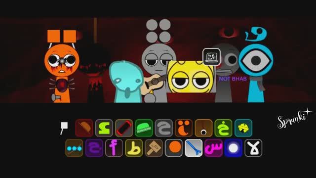 Sprunki Alphabet lore Arabic Phase 3.