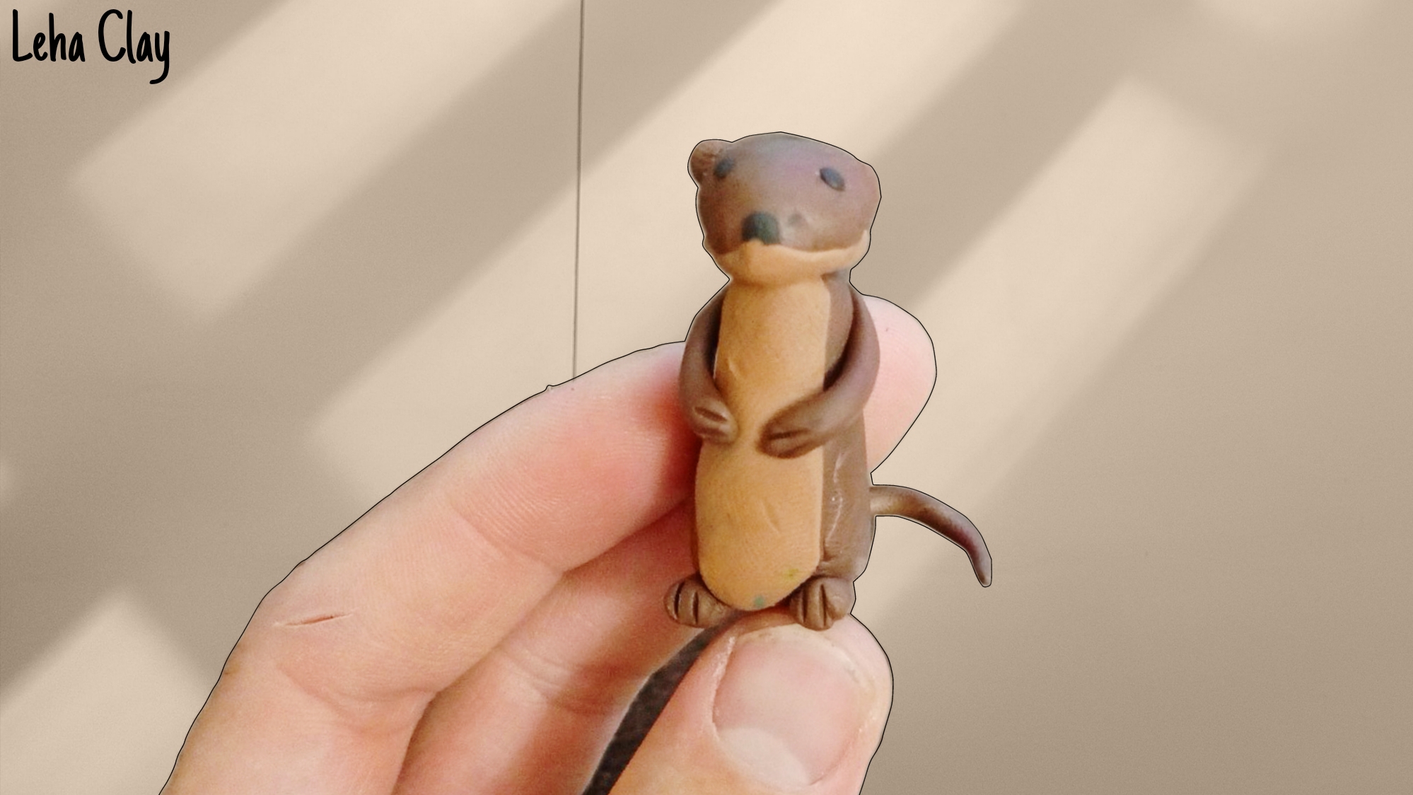 Как слепить милого Суслика из пластилина / Сурок из пластилина / Лепка Суслика быстро