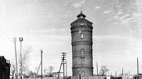 Ишим март 2014. Снос водонапорной башни.