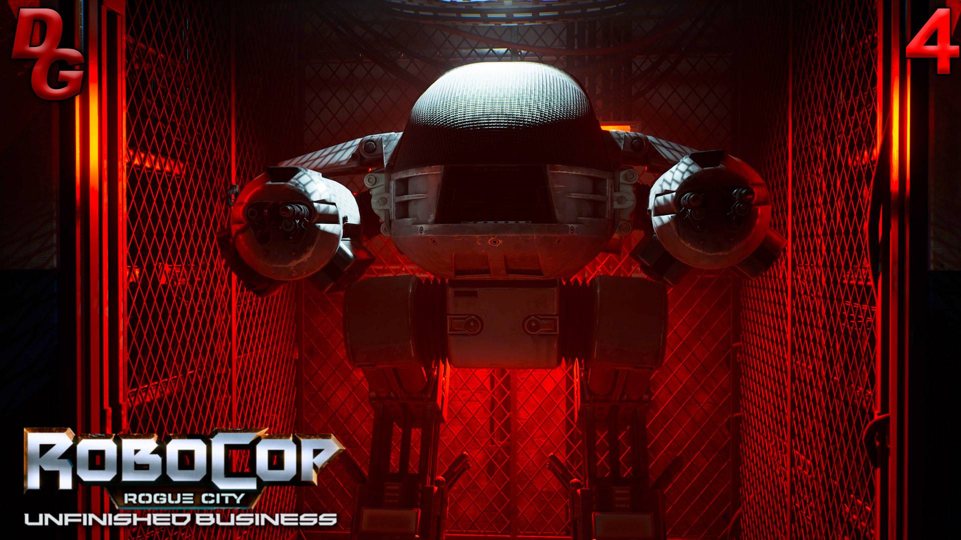 Robocop unfinished business // Часть 4 // Игра за робота ED - 209