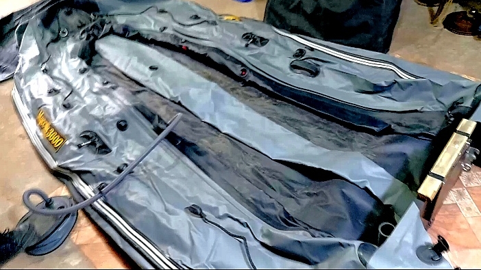 сборка лодки ПВХ МУССОН 360 СК