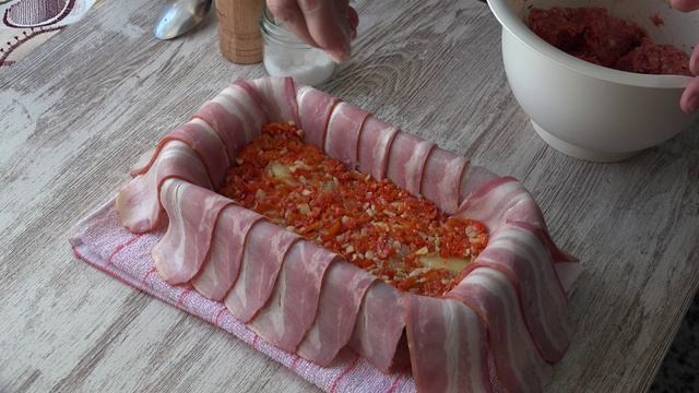 Рождественский пирог к Новогодним праздникам 2025-2026. pastel de carne para Navidad 2025.