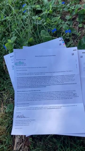 I got a rebate check from Ambetter for 750 dollars. Is it a scum?