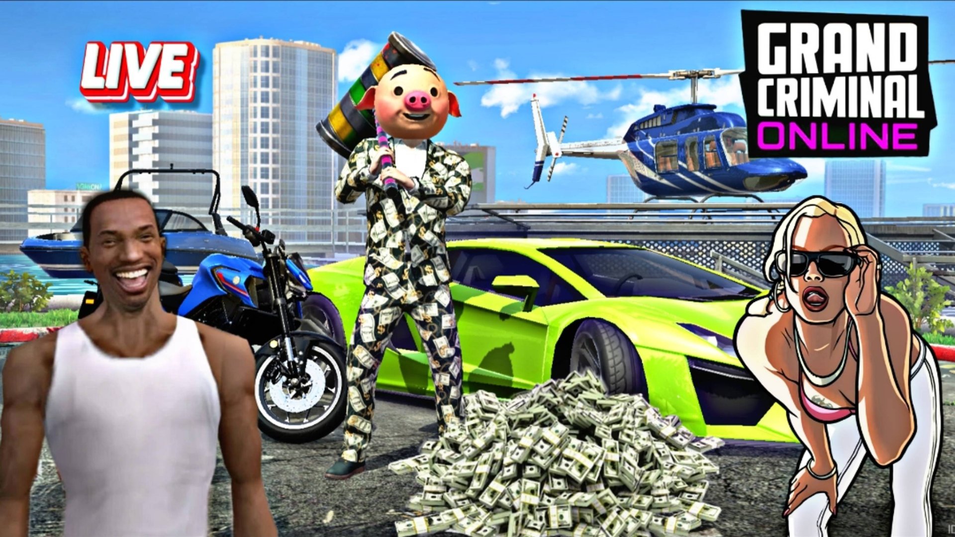 Grand Criminal Online 🔥 От БОМЖА до МИЛЛИОНЕРА - СТРИМ GTA MOBILE