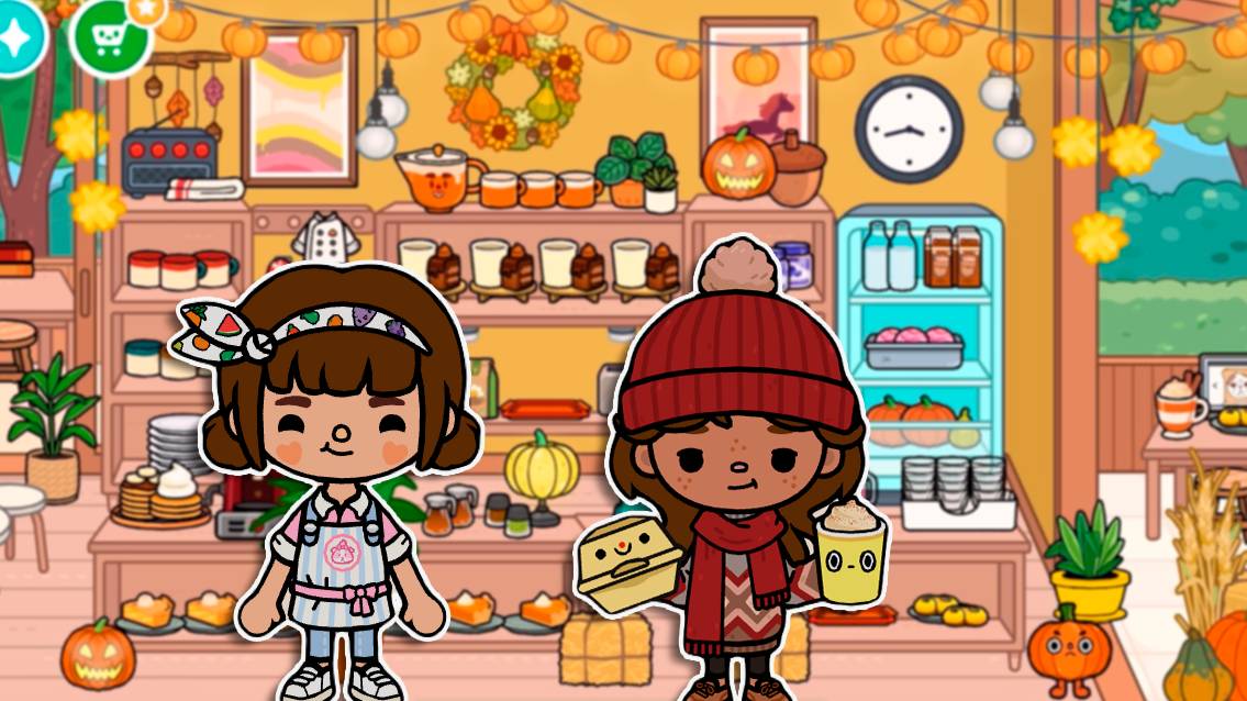 Идея для бесплатного осеннего кафе в Токе Боке 🍁 Игра Тока Бока