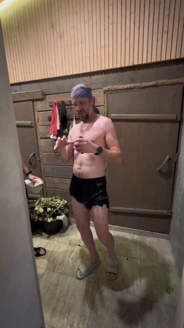 Тренировка по парению в бане перед началом сезона. Часть 1