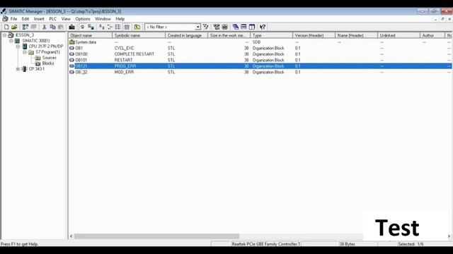 Обзор среды программирования блоки OB