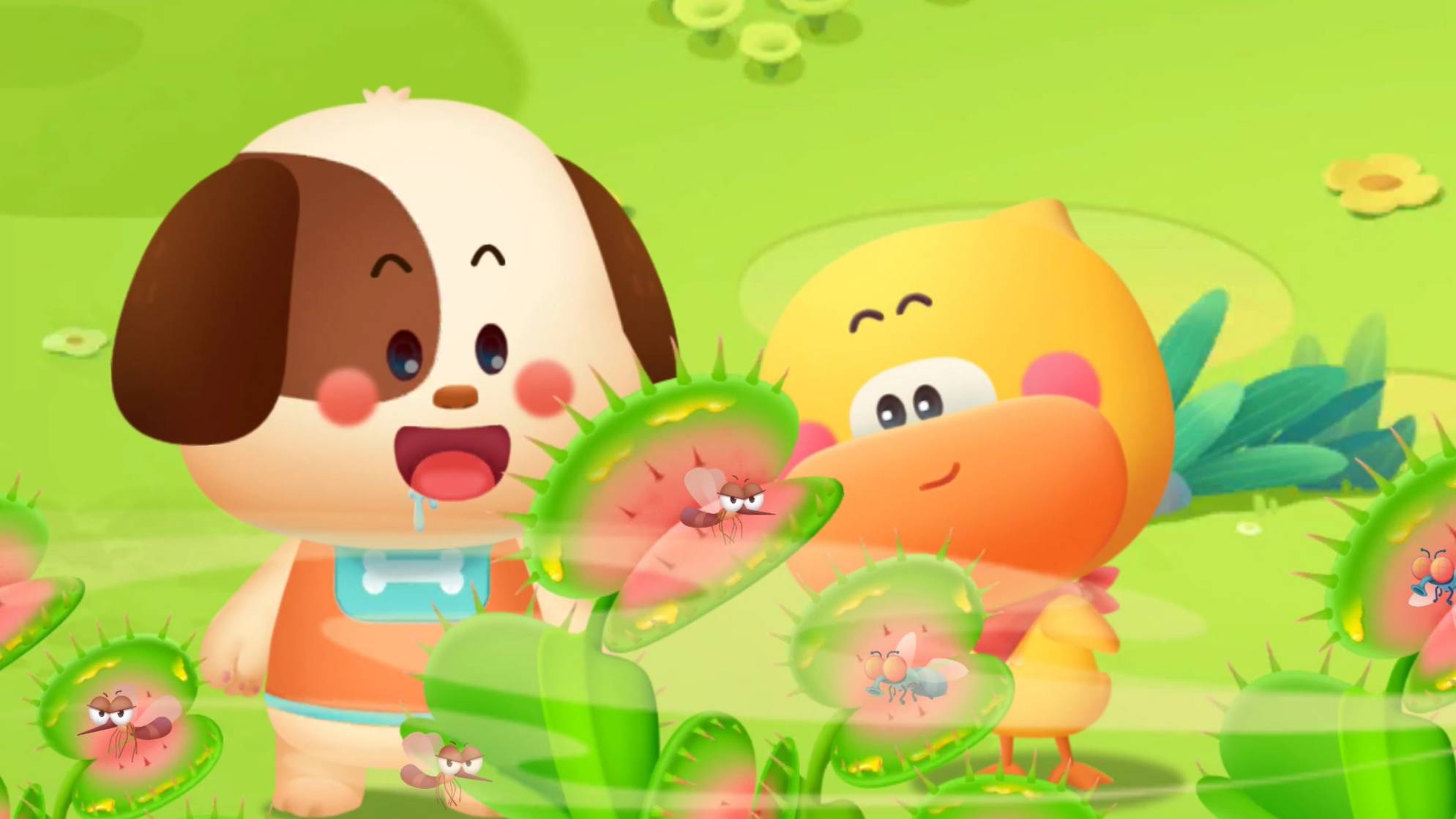 Как венерина мухоловка ловит насекомых? | Познавательный мультик для детей