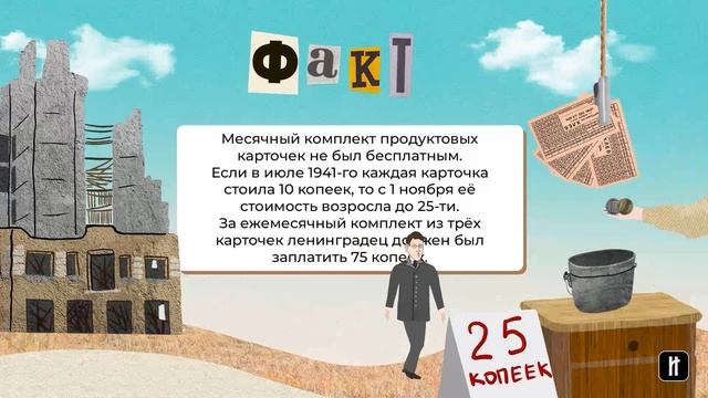 Знаете ли вы, что продуктовые карточки в годы ВОВ были платными?