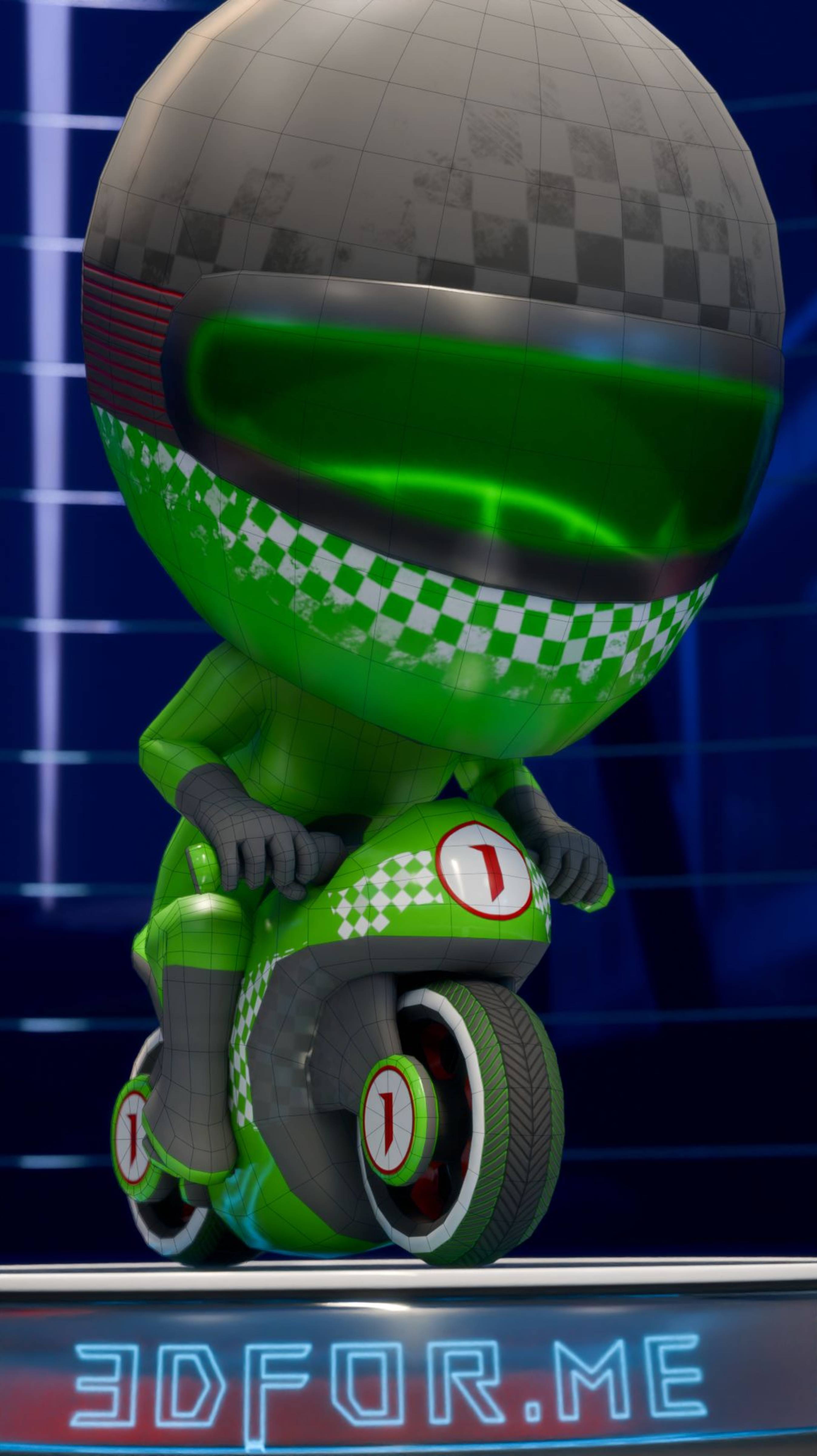 ⭐Green Race Moto Bike Micro Man ⭐