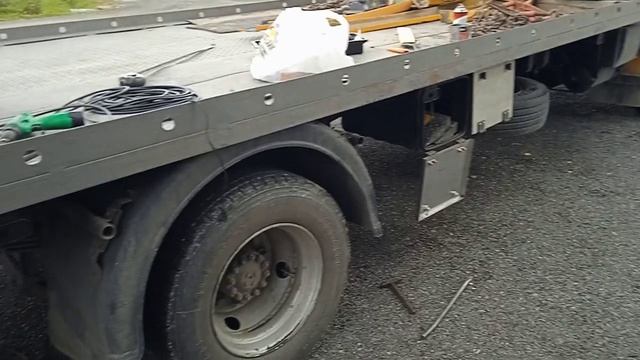 Камаз 4308. Боковые габариты особого назначения.