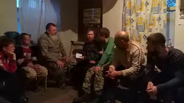 Вечерняя беседа с братьями, в Потеряевке, с приехавшими на крещение.  04. 07. 2019
