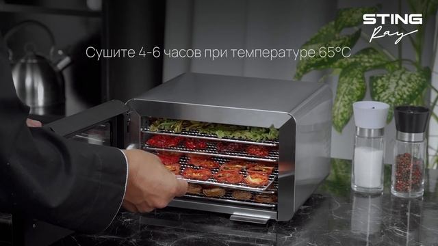 Приготовление закусок в электросушилке STINGRAY ST-FD729A