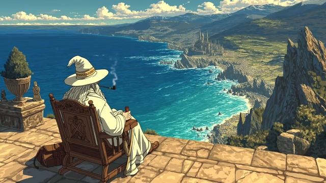 Фэнтези-музыка. Терраса Мага над Морем 🌊🔮
