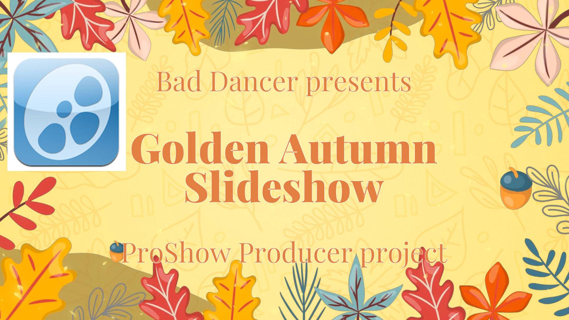 Free ProShow Producer Template - Golden Autumn Slideshow ID14102023