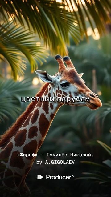 «Жираф» - Гумилёв Николай