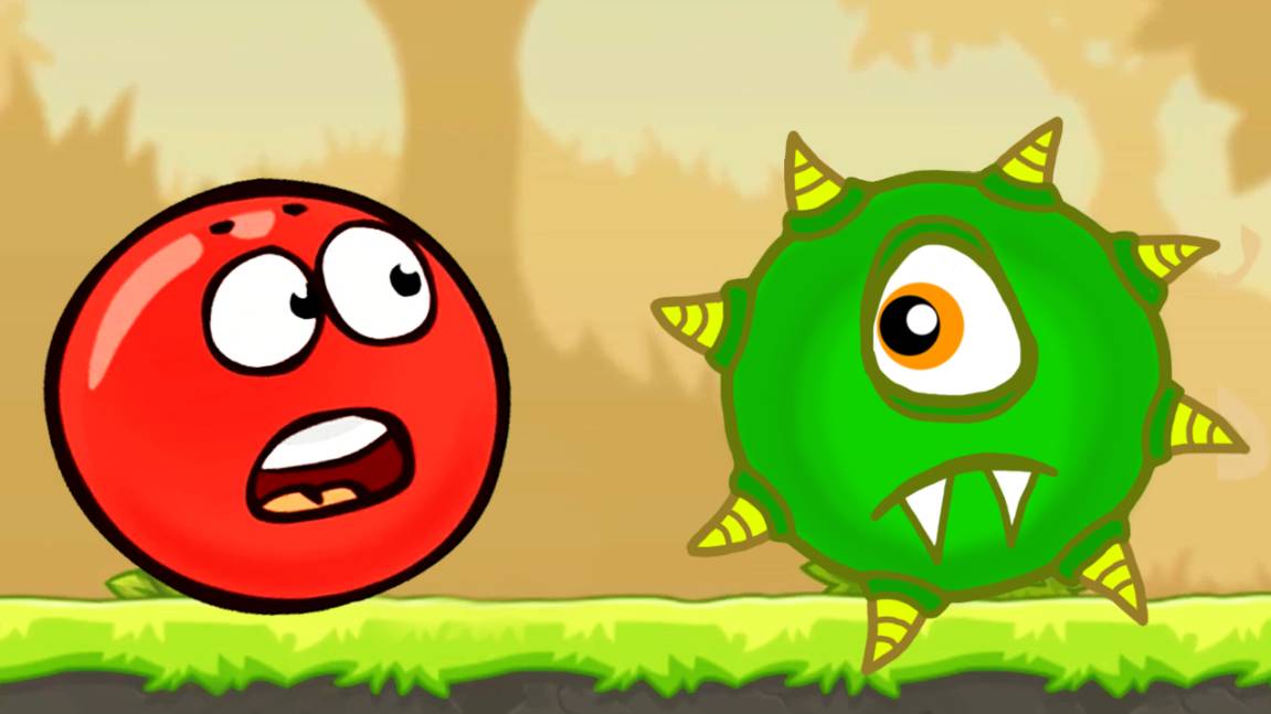 КРАСНЫЙ ШАРИК младший выбирается из плена #7 ИГРА Red Ball 5 на канале Мистер Игрушкин