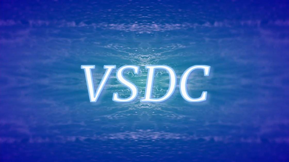 VSDC размытый фон
