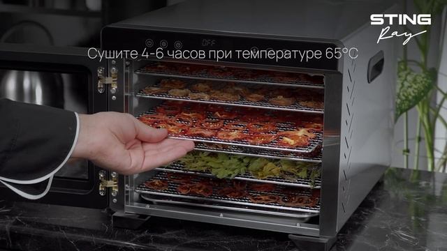 Приготовление закусок в электросушилке STINGRAY ST-FD730A