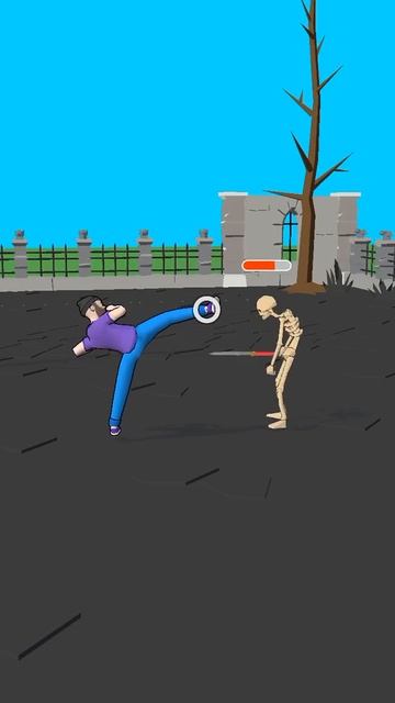 Босс Скелет 🦴в Slow mo Run