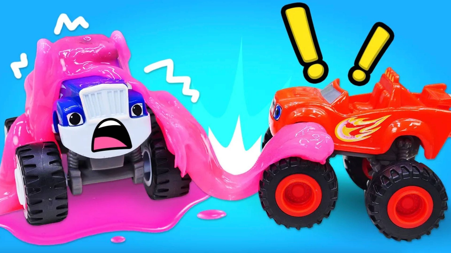 Вспыш и чудо машинки - Видео с игрушками - Машинки против злодея