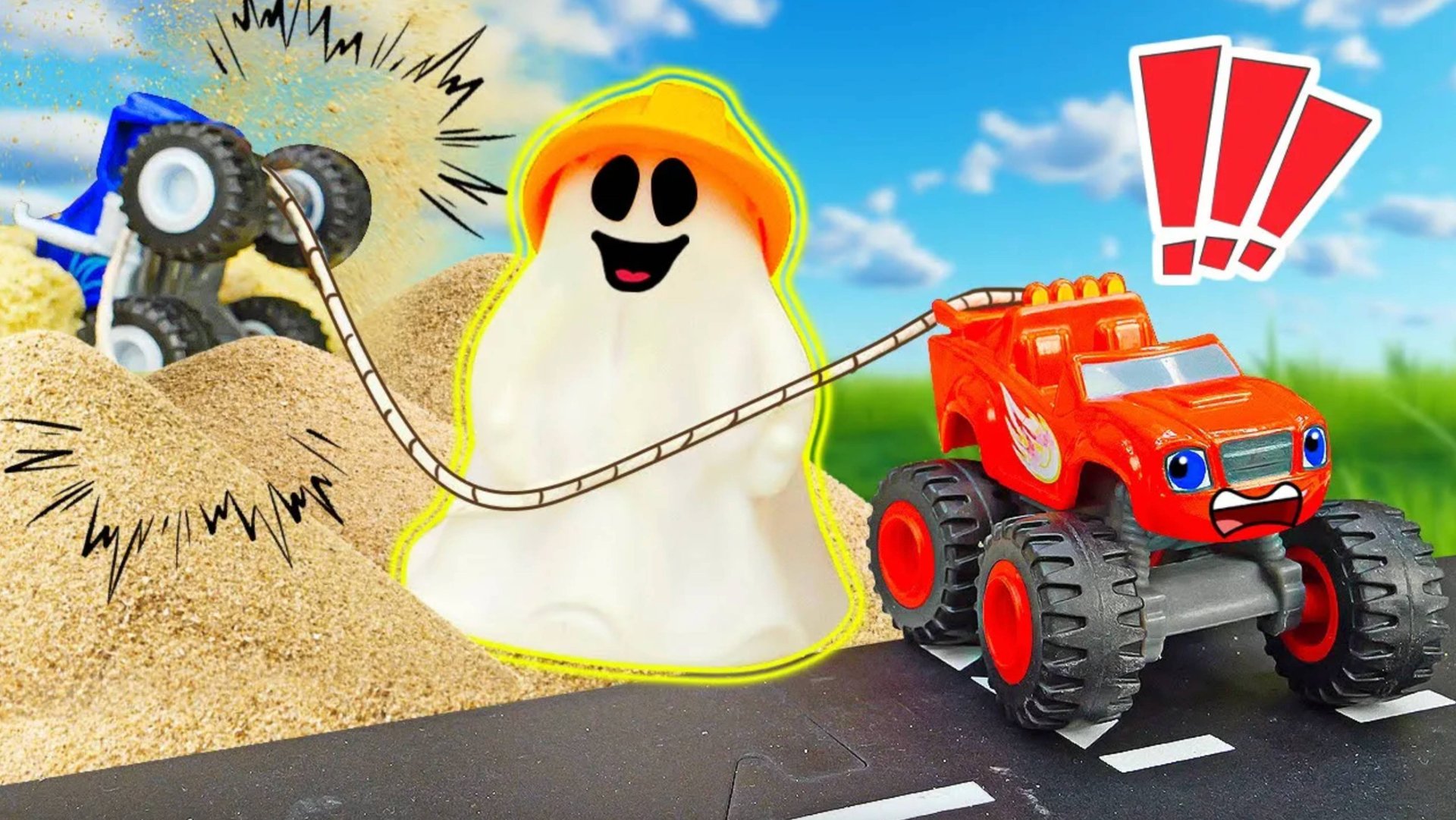 Вспыш попал на ЗАБРОШЕННУЮ СТРОЙКУ! Видео для детей про игрушки