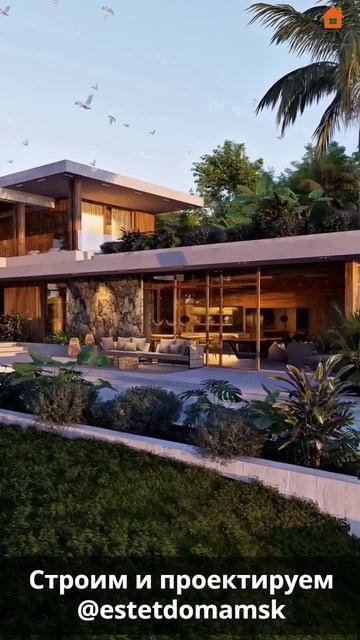 Эстетичная хай-тек вилла