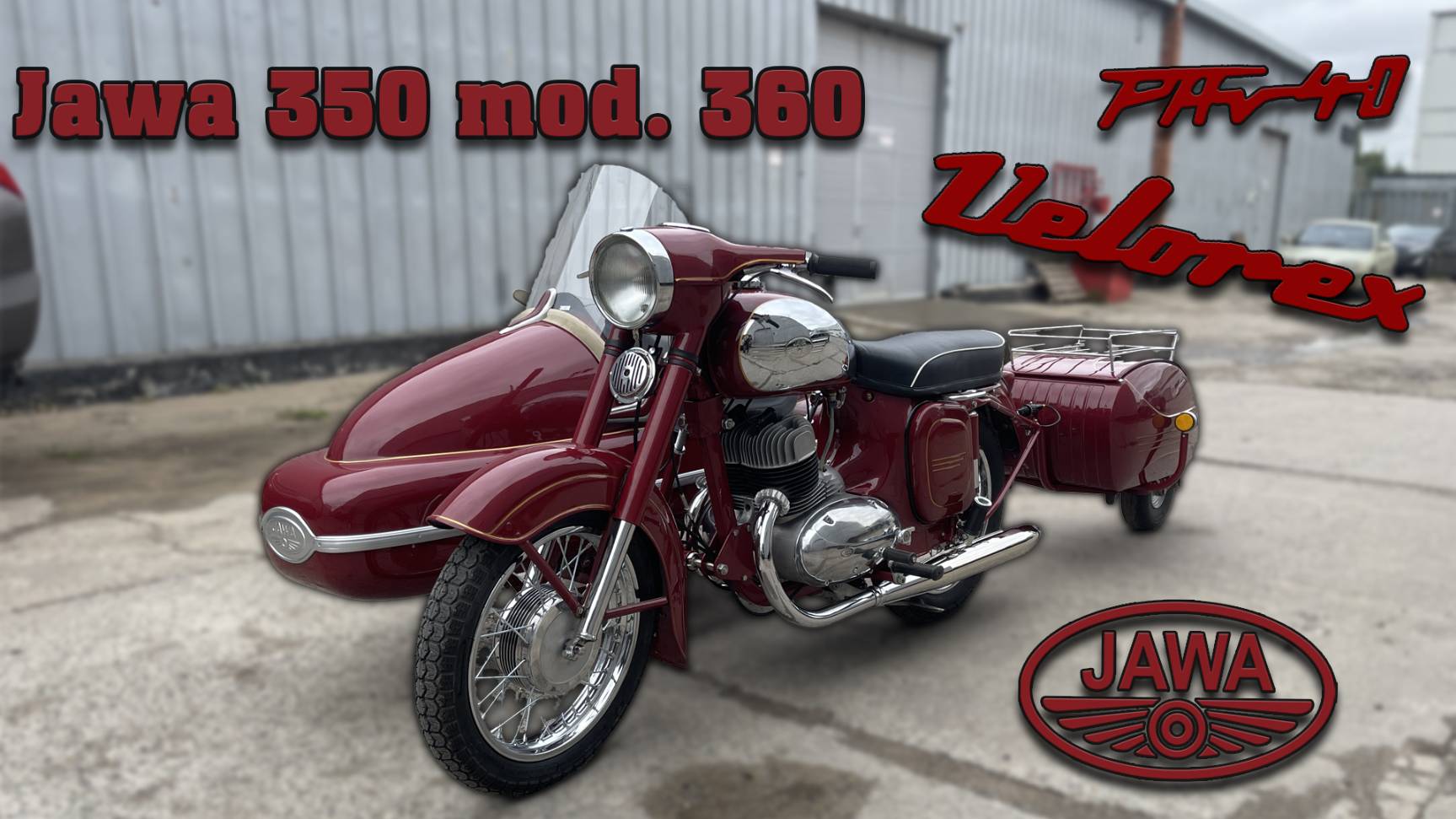 Икона стиля. Jawa 350 (mod. 360) + Velorex 560 + Pav 41.
