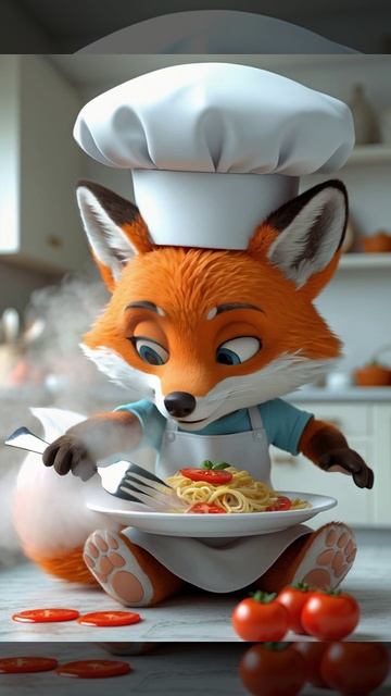 готовим пасту с Фоксиком