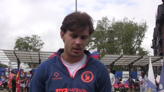 Турнир Балтийский Шторм 2025 г. Интервью тренера команды "Лидер" г. Санкт-Перербург,  Никита