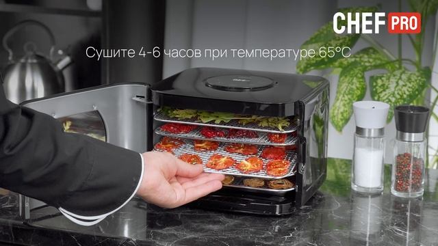 Приготовление закусок в электросушилке CHEF PRO CF-FD807A