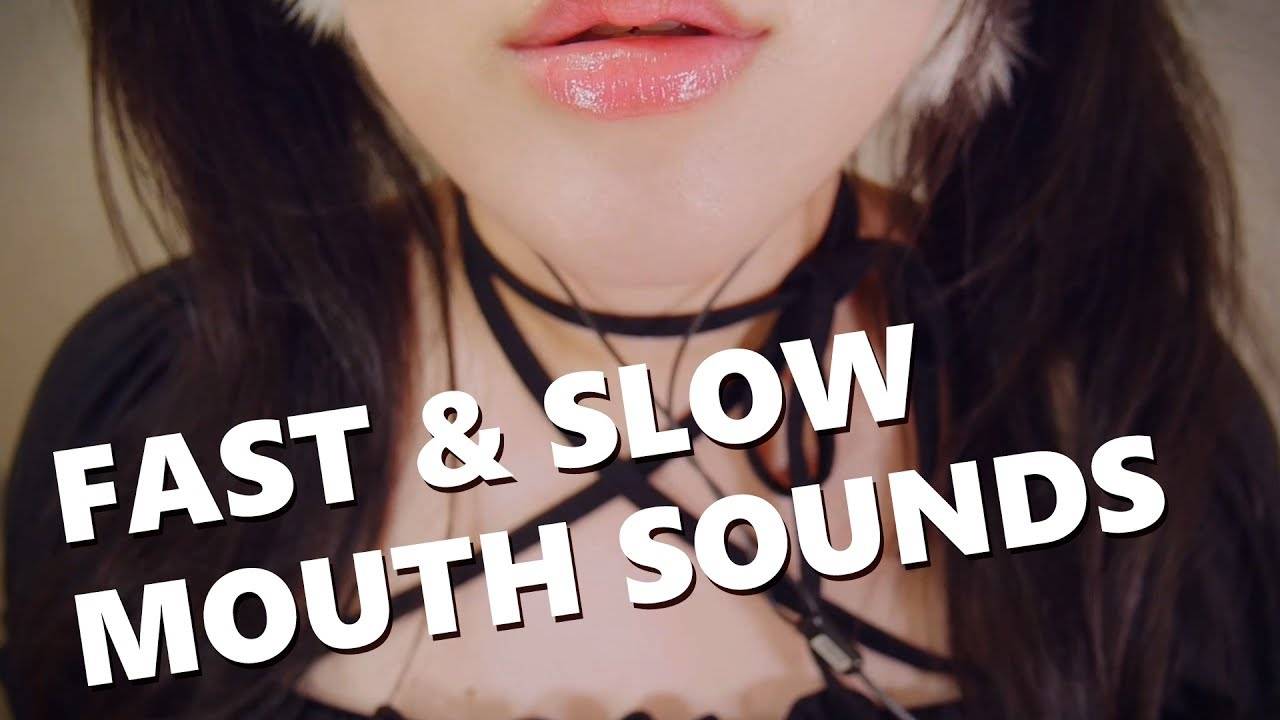 ASMR FAST & SLOW WET MOUTH SOUNDS 👄 - ASMR PPOMO