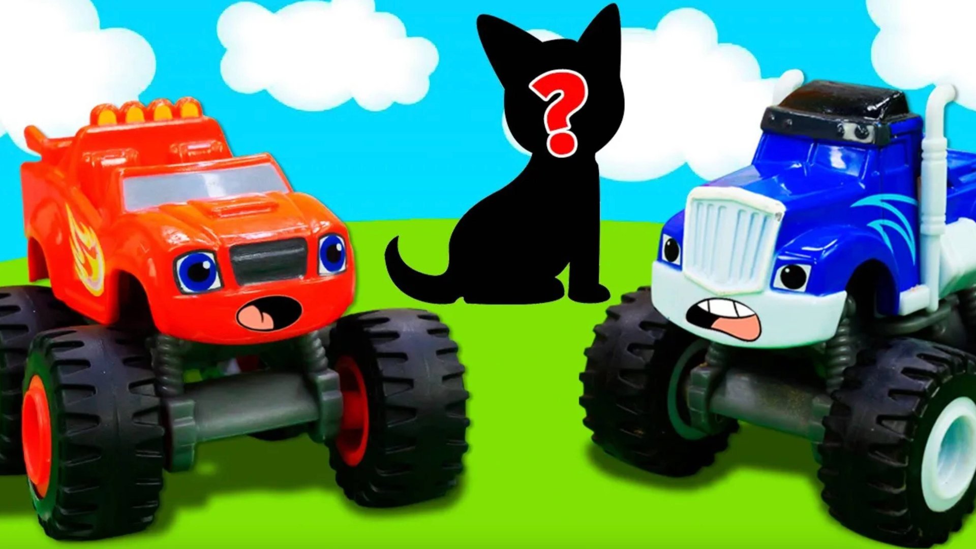 Вспыш нашел потерявшегося котенка! Приключения в видео про машинки для мальчиков