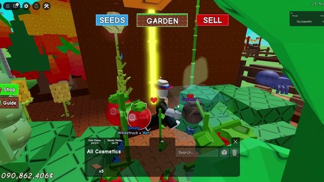 Grow a garden - секретный дом