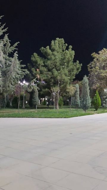 Ночной Ашхабад очень красив, Туркменистан