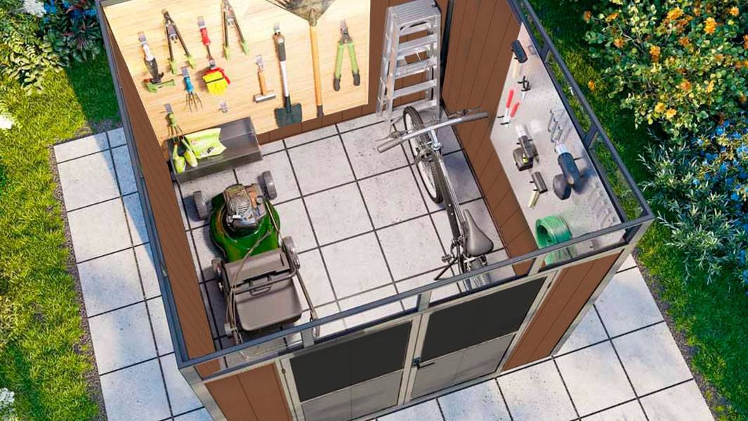 Садовое строение из ДПК Defender