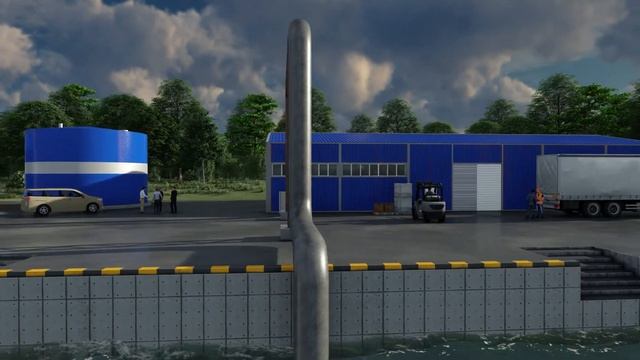 3D - Портовый причал