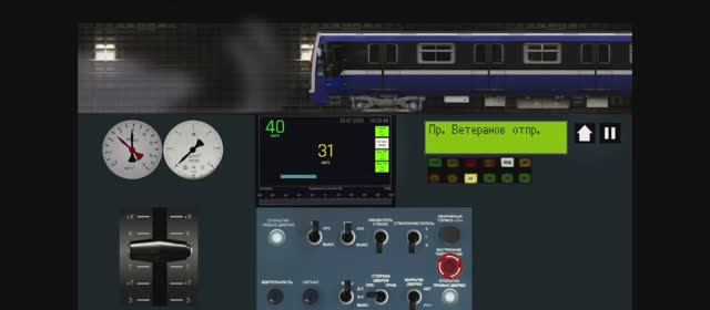 Парад всех поездов Ленинградского Метро в версии 0.9.3