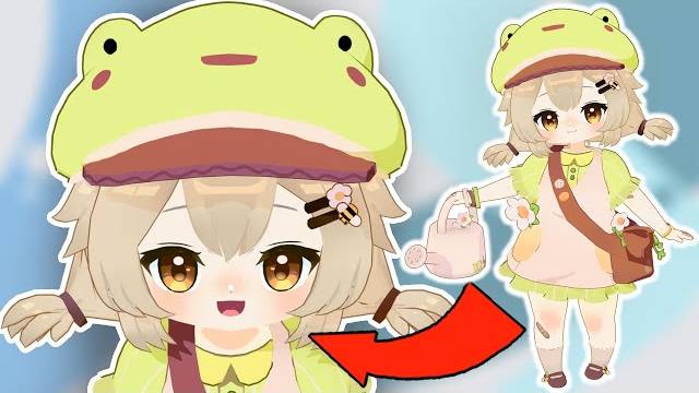 Сделала 3D-модель Vtuber бесплатно за 2 недели