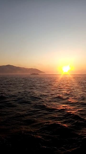 Байкал.Восход.