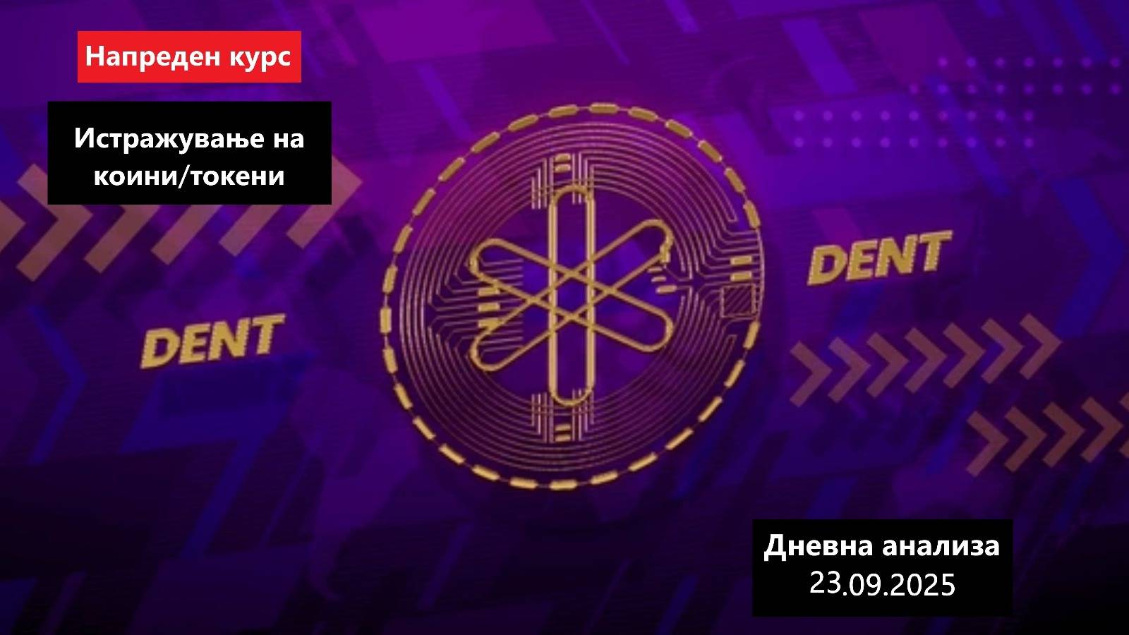 Истражување на Коини/Токени - Dent DENT 23.09.2025