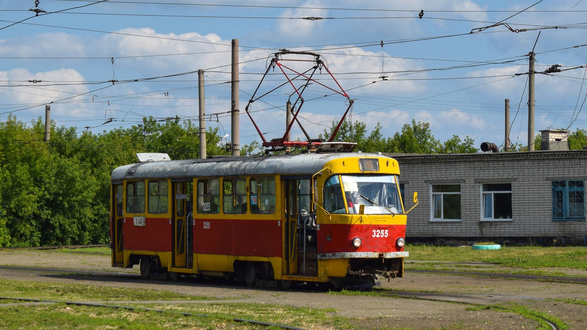 Трамвай Tatra T3SU-3255. Покатушки по Барнаулу. / Tatra T3SU tram ride.
