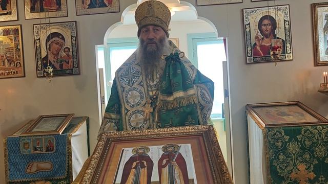 Проповедь владыки Гурия на престольный праздник храма с. Шекляево