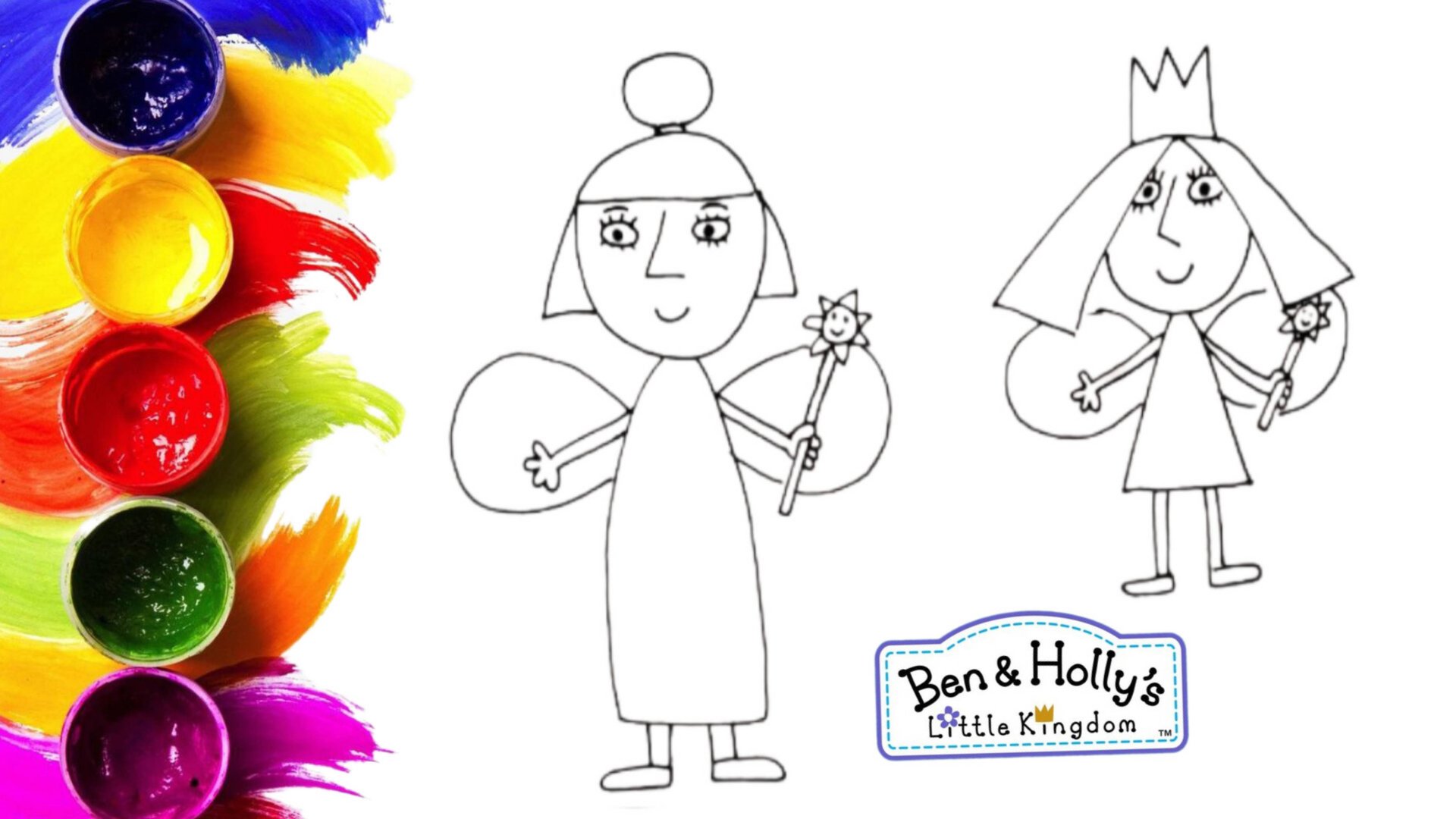 Как нарисовать Бена и Холли