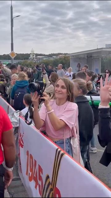 Пробежал 42км Московский марафон. Старт