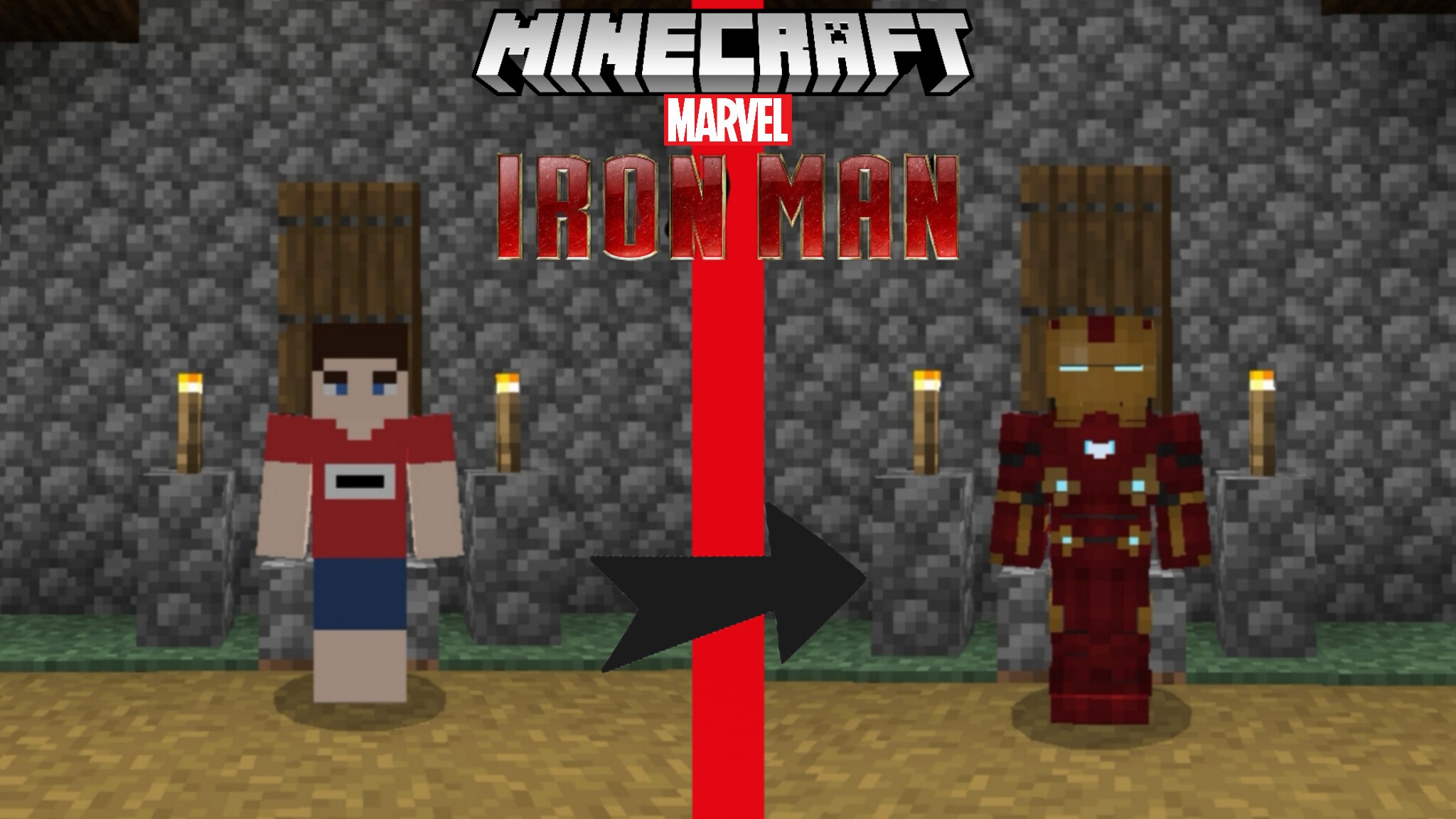 Я превратился в железного человека в Майнкрафте | ManeLego minecraft