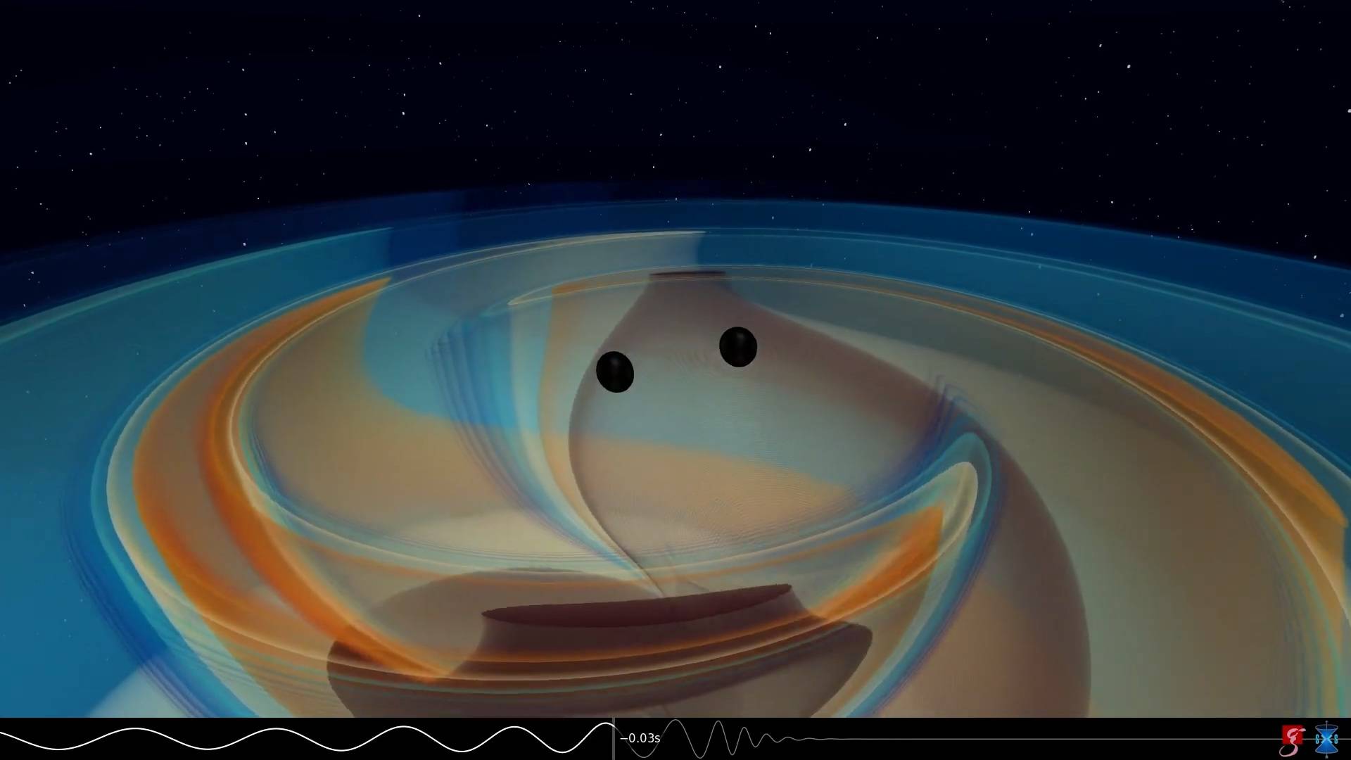 Numerical simulation of a heavy black-hole merger (GW190521)