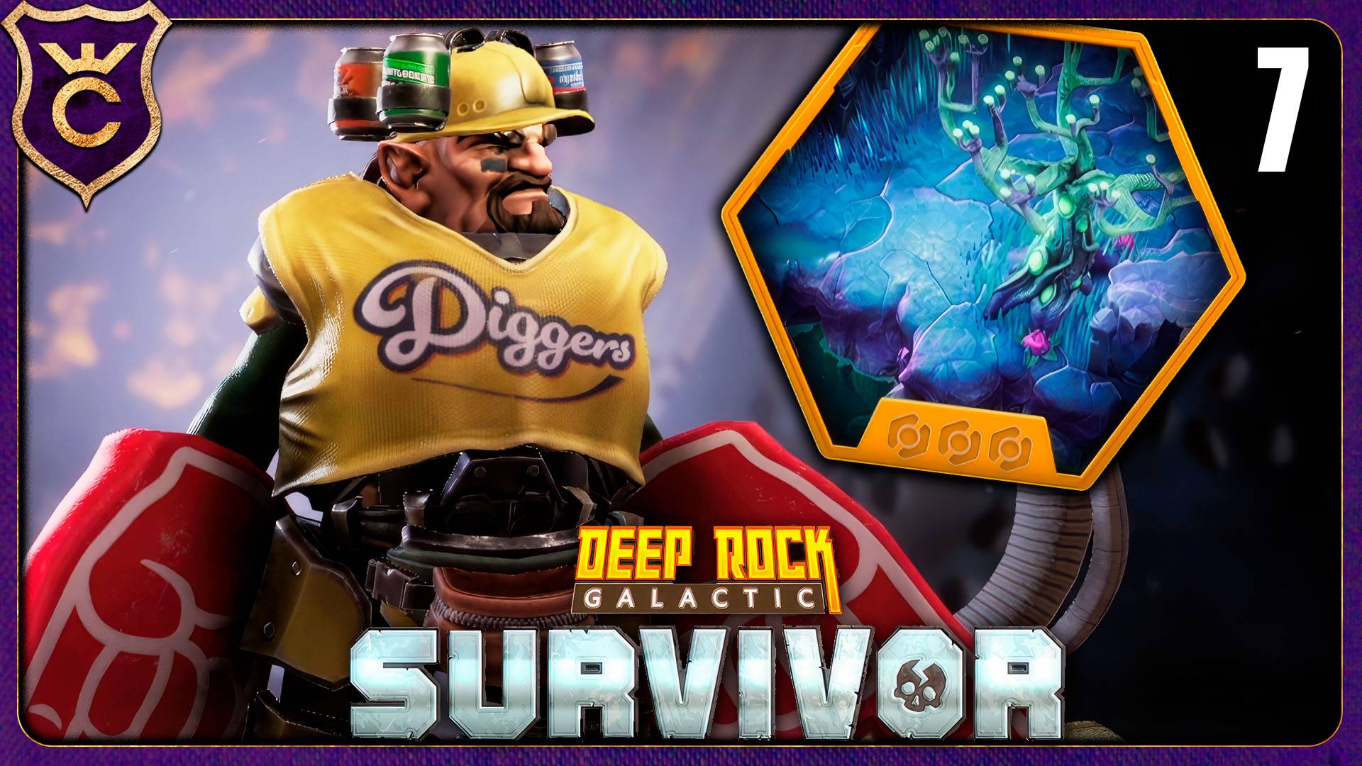 НОВЫЙ КЛАСС БУРИЛЬЩИК ПРОШЁЛ НОВУЮ КАРТУ ЛАЗУРНАЯ ПУСТОШЬ! 7 Deep Rock Galactic Survivor