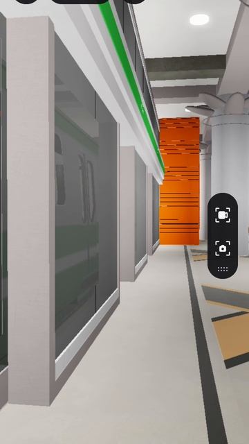 Отправление зелёной «Охты» со станции «Беговая», Roblox