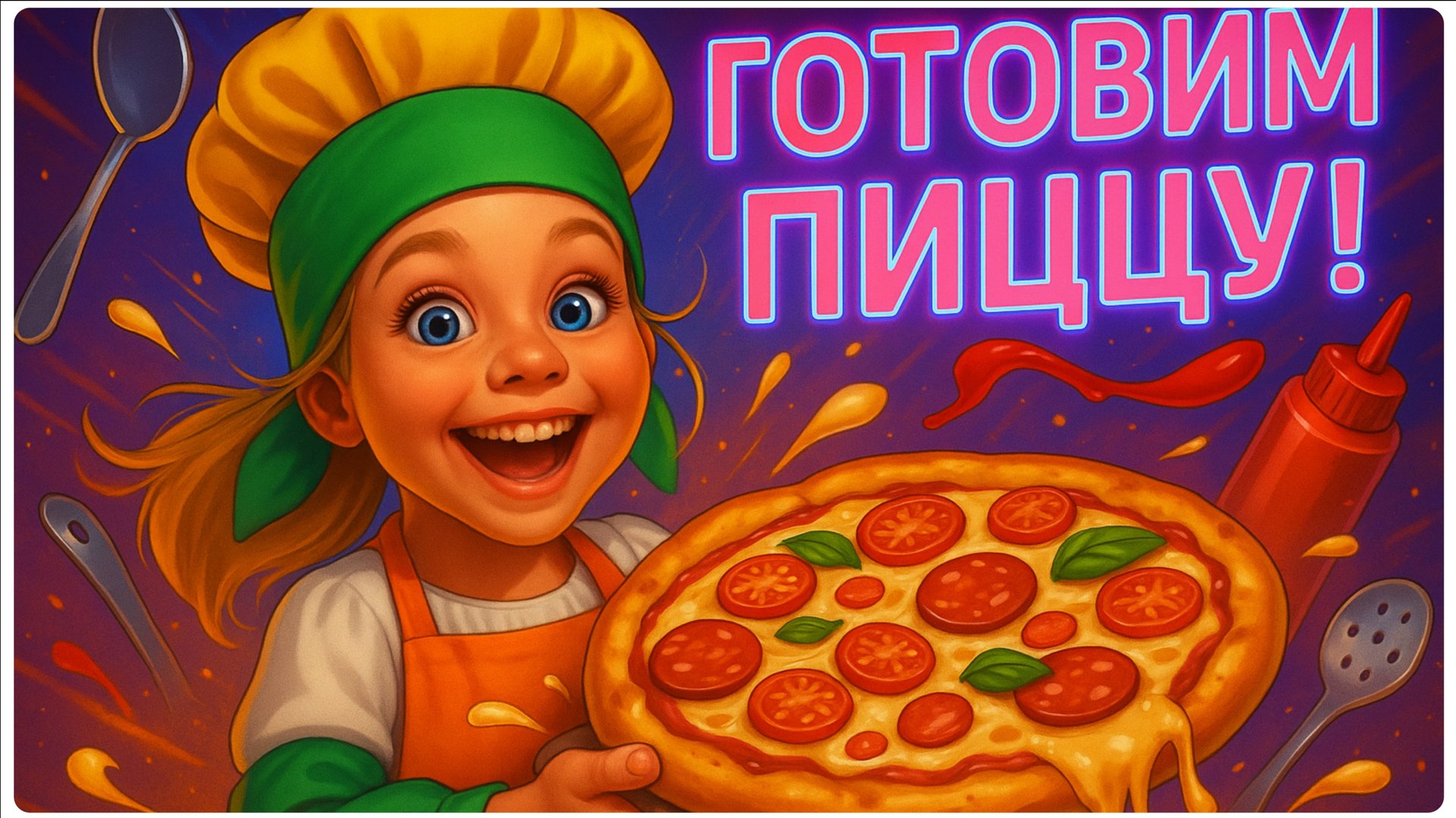 🍕 Вкусняшка! Беатрис готовит пиццу впервые